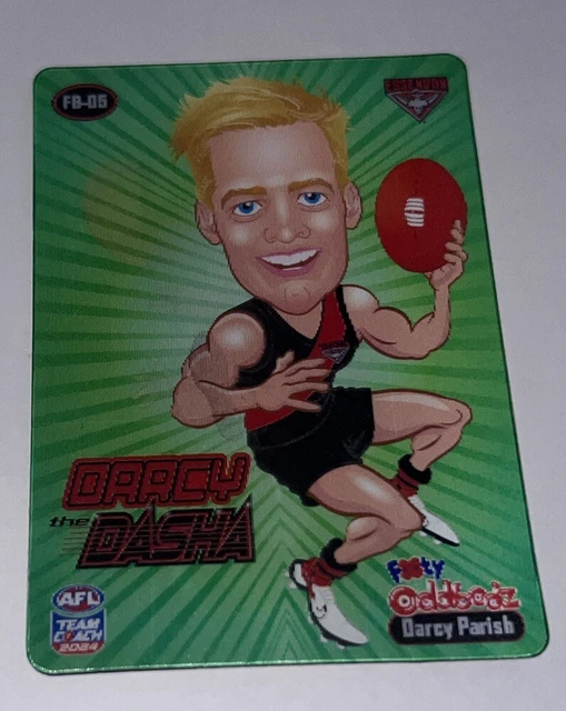 2024 AFL TEAMCOACH [FOOTY ODD BODZ 3D CHASE CARD] FB-05 Darcy PARISH ...