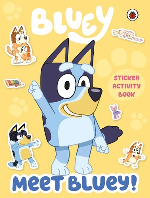 BLUEY: MEET BLUEY! Sticker Activity Book by Bluey Paperback Book £13.01 ...