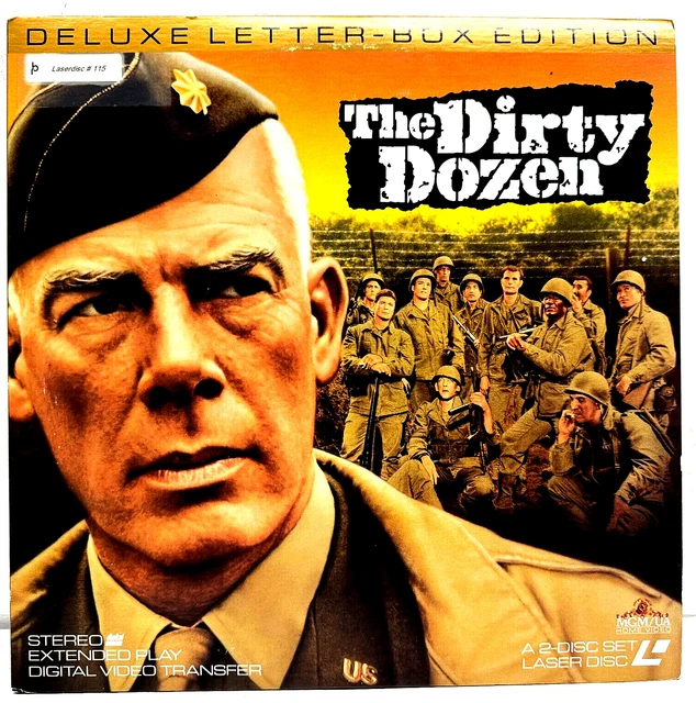 THE DIRTY DOZEN Laserdisc 1990 Letterbox MGM £13.32 - PicClick UK
