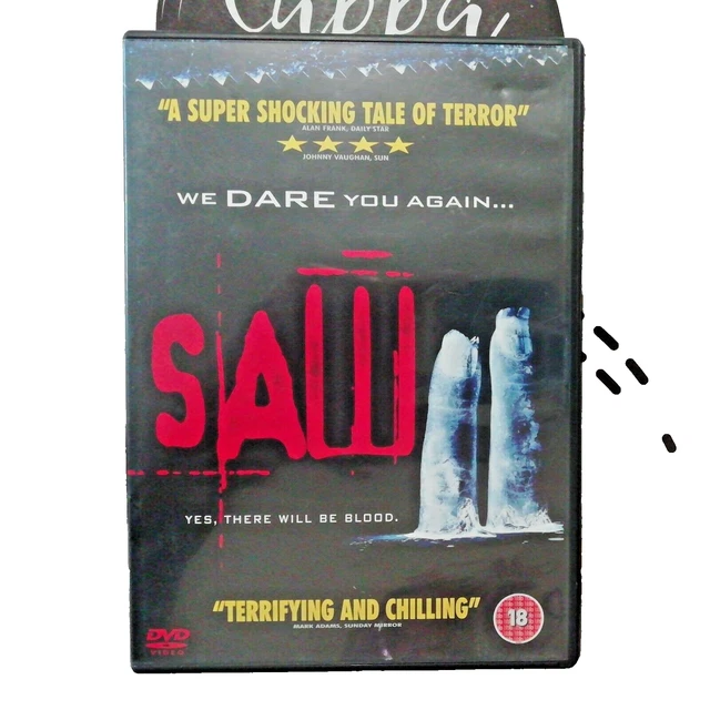 SAW II 2 (DVD, 2006) Donnie Wahlberg Beverley Mitchell Cert 18 Horror ...