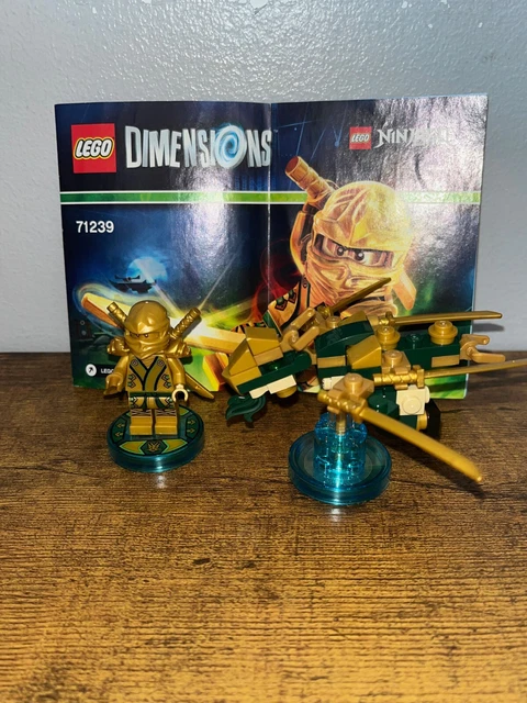 LEGO DIMENSIONS NINJAGO Lloyd Fun Pack 71239 Ninjago Lloyd & Golden ...