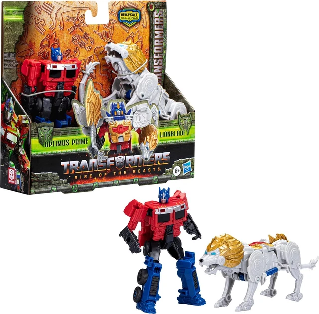 TRANSFORMERS OPTIMUS PRIME e LIONBLADE 2 Fig. 15cm BEAST ALLIANCE ...