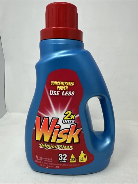 WISK 2X ULTRA Original Clean Liquid Laundry Detergent 32 Loads ...