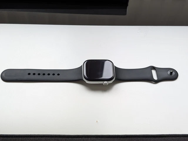 APPLE WATCH SERIES 10 46mm GPS Silver with Black Band £241.55 - PicClick UK