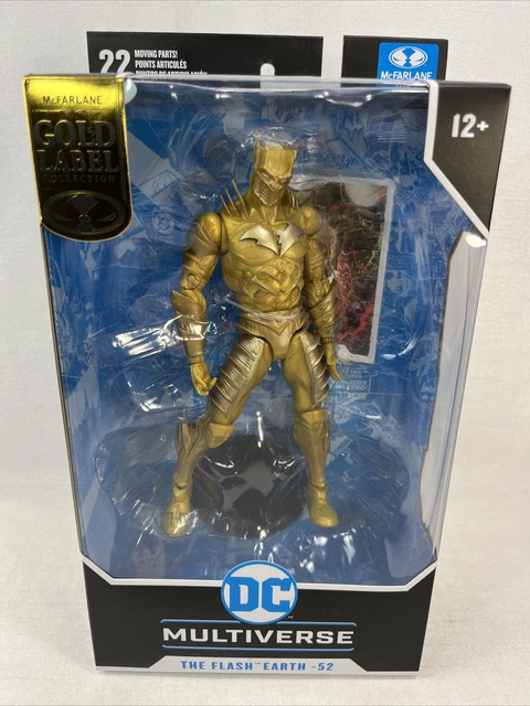 MCFARLANE DC MULTIVERSE The Flash Earth-52 Dark Nights Metal Gold Label ...