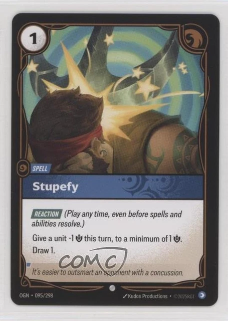 2025 RIFTBOUND ORIGINS: League of Legends TCG OGN Stupefy #095 £1.24 ...