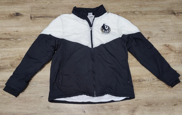 AFL COLLINGWOOD MAGPIES Jacket 2018 To Current Logo. Size 2XL. Hooded ...