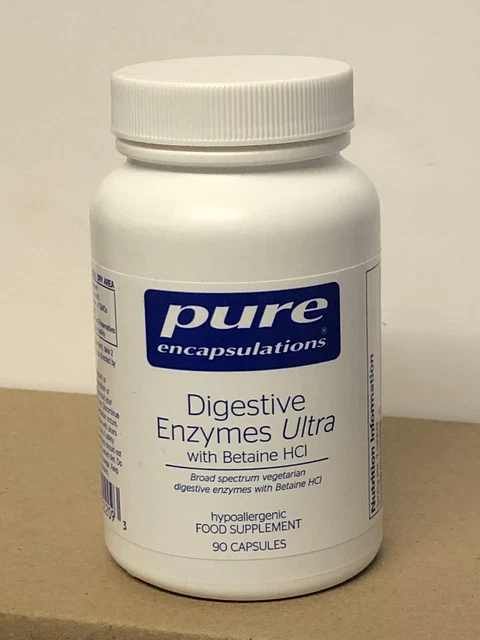 PURE ENCAPSULATIONS DIGESTIVE Enzymes Ultra With Betaine HCL - 90 ...