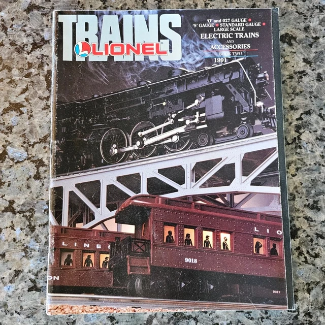 RARE VINTAGE LIONEL Train Catalog Locomotive, Steam Engine, & Accessories 1991 ☆ £6.80 - PicClick UK