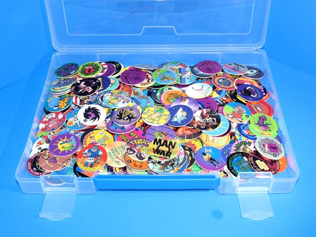 POGS HUGE LOT Collection 150+ Various Designs Milk Caps 1990s 90s Kid ...