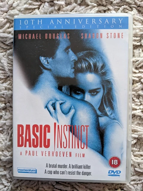 BASIC INSTINCT 10TH Anniversary DVD Sharon Stone Michael Douglas with 4 ...