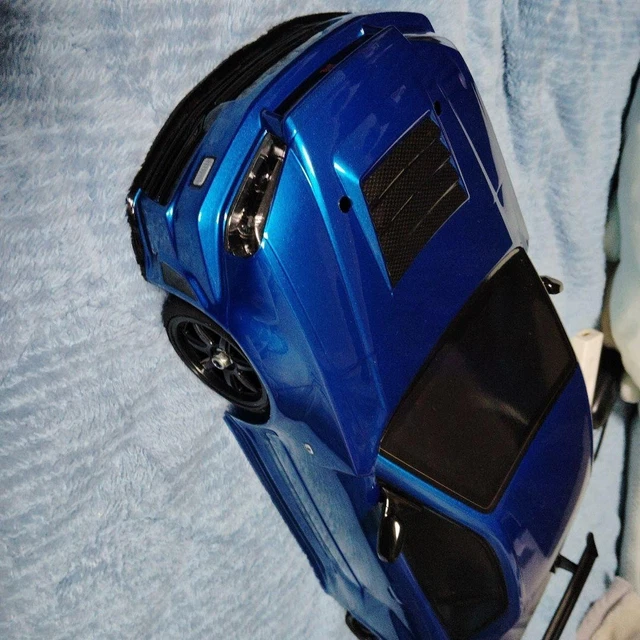 TAMIYA R34 SKYLINE Z-Tune Metallic Blue Painted RC Body Shell Drift ...