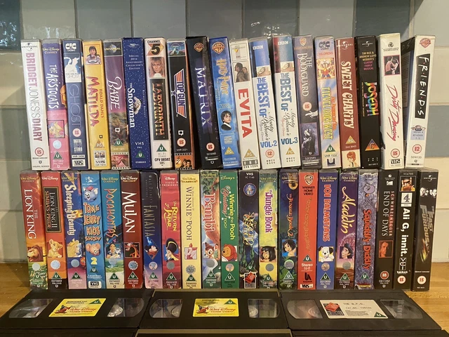 VHS TAPES BUNDLE - 40 Including Disney + 6 Without A Case £20.00 ...