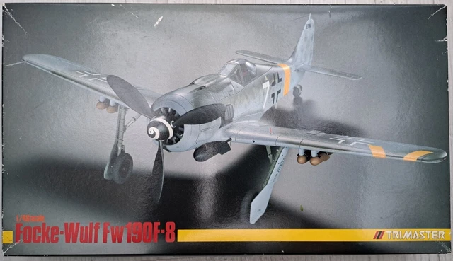 TRIMASTER 1/48 SCALE kit. Focke-Wulf Fw190F-8. WW2 German fighter ...