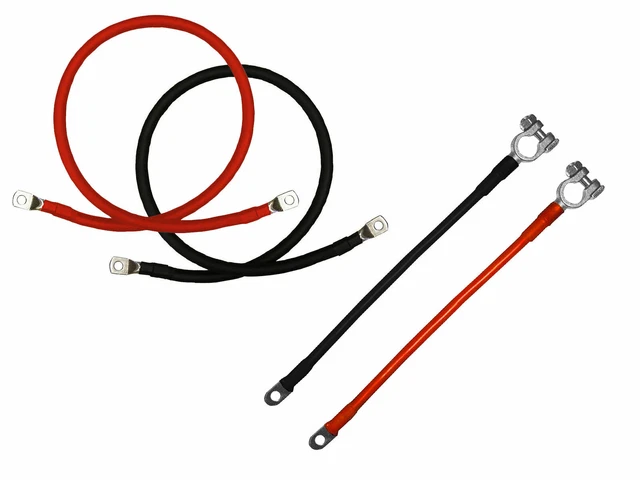 BATTERY STARTER SWITCH Starter Straps Positive Negative Cables Car ...