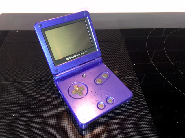 CONSOLE NINTENDO GBA SP / Game Boy Advance SP - Blue - TBE / VGC EUR 1 ...