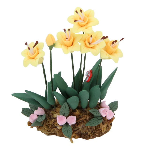 1:12 ÉCHELLE MINIATURE Bonsaï Pour Maison De Poupées Fleur De Collection Jeu £6.05 - PicClick UK