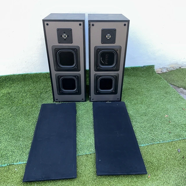 VINTAGE SONY APM-141ES Speakers 3 way Made in UK 160w/80w 8 ohms £89.08 ...