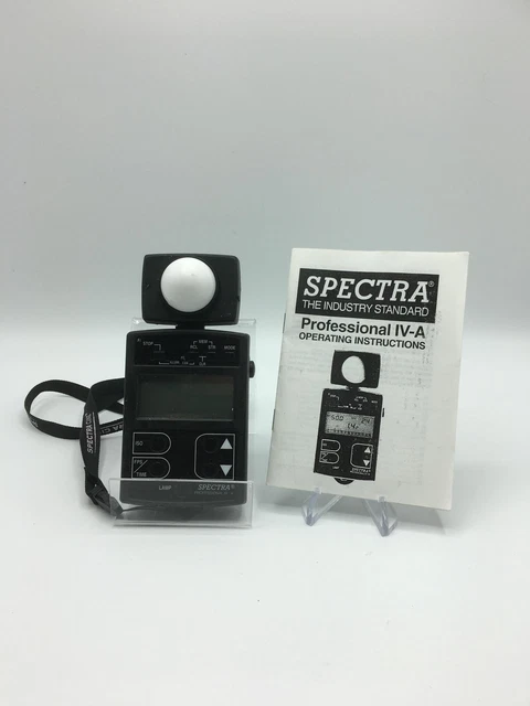 VINTAGE SPECTRA CINE Professional IV-A Digital Exposure Meter - Black ...