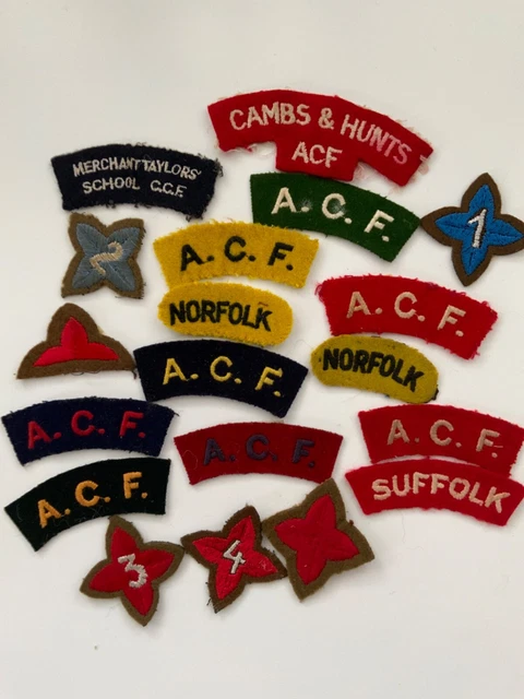 ORIGINAL ARMY CADET force acf cloth military badges patches EUR 44,25 ...