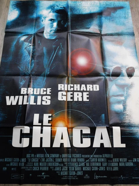 LE CHACAL AFFICHE ORIGINALE Poster 120/160 47/63 1997 Bruce Willis ...