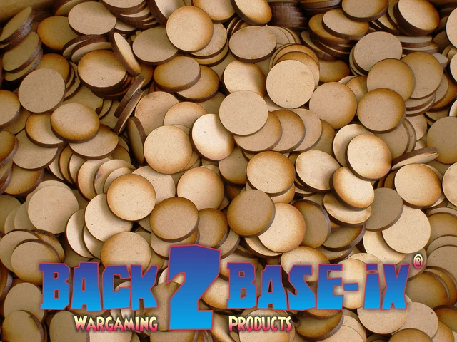 MDF WOODEN BASES 60mm Diameter 3mm Thick x 29 pieces $11.45 - PicClick AU