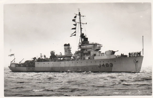 PHOTOGRAPH ROYAL NAVY. HMS "Ossory" Minesweeper. Launched WW2. Fine ...