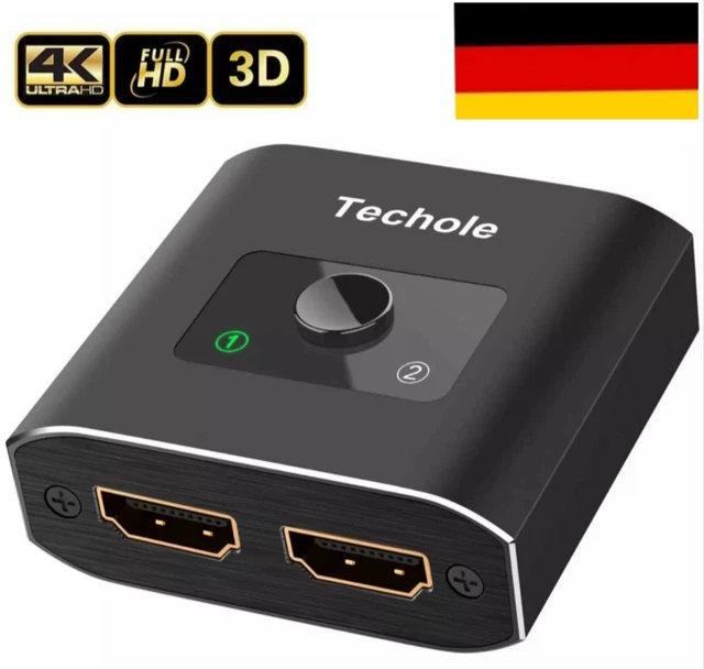 HDMI UMSCHALTER SPLITTER Adapter Techole Bi Direction Switch Verteiler 4K 3D 108 EUR 12,99 ...