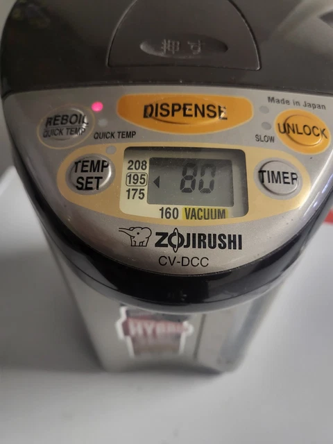 ZOJIRUSHI SUPER VE CV-DCC40 Hybrid Water Boiler And Warmer 4 Liter $111 ...