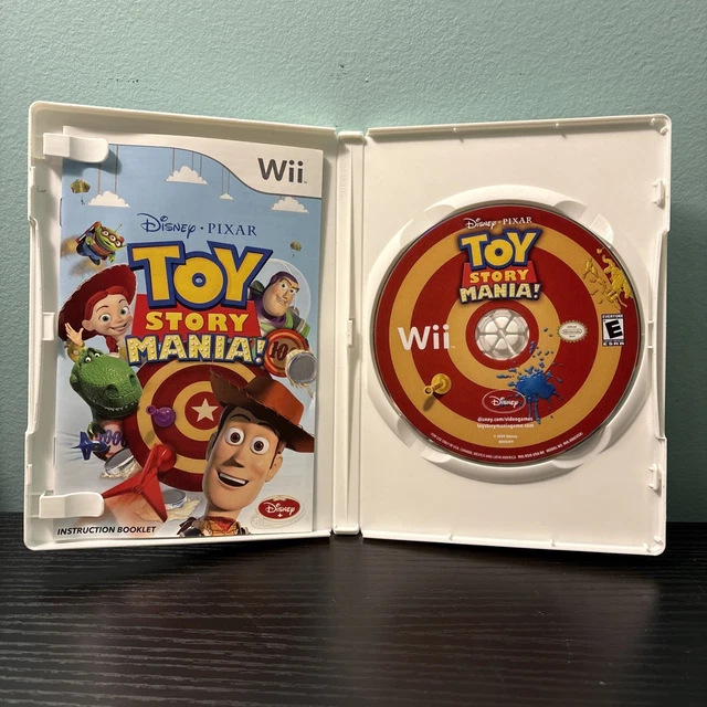 TOY STORY MANIA Nintendo Wii Complete CIB Tested Disney Pixar Party ...