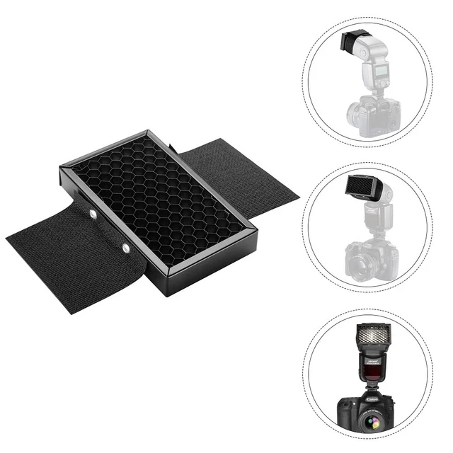 SPOT LIGHT DIFFUSER Honeycomb Flash Diffusers Grid Flashlight Hood $18. ...