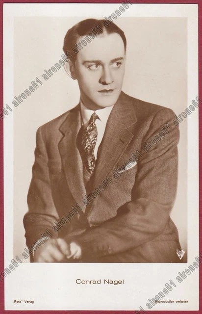CONRAD NAGEL 10 ATTORE ACTOR CINEMA MUTO SILENT MOVIE STAR Cartolina ...