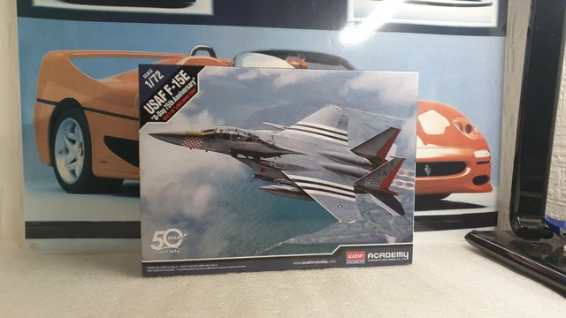 ACADEMY MODELS - USAF F-15E FIGHTER JET - D.D 75th ANN - 1/72 SCALE KIT ...