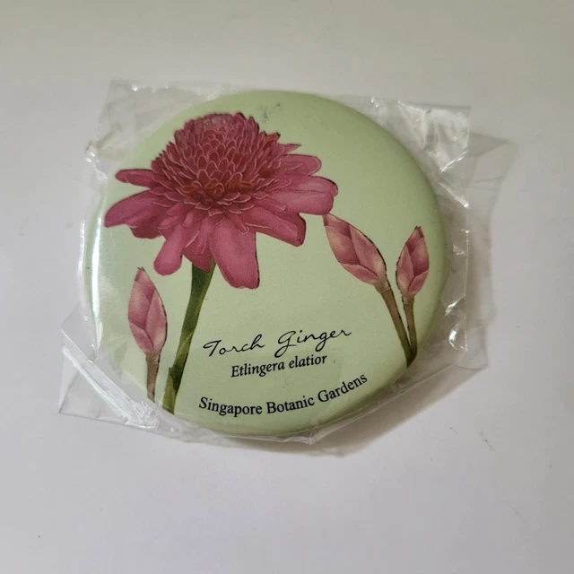 SINGAPORE BOTANIC GARDENS Torch Ginger Souvenir Magnet Opener NIP $4.25 ...