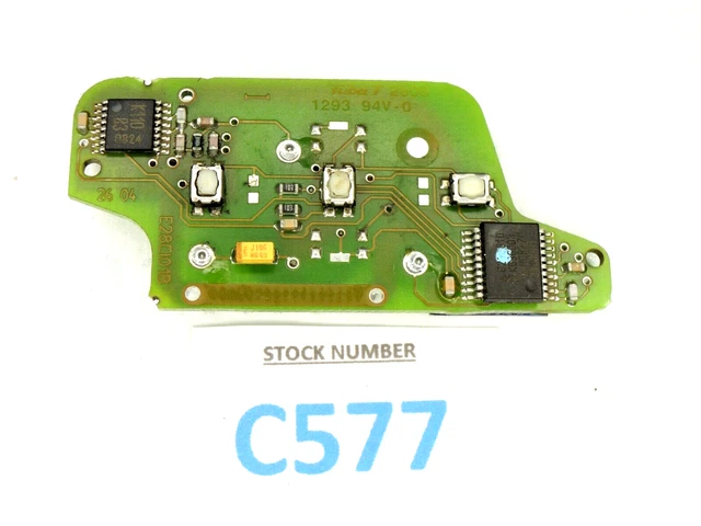CITROEN / PEUGEOT E28Ci01B 3 Button Remote Key Fob Pcb Board - C577 £11.95 - PicClick UK