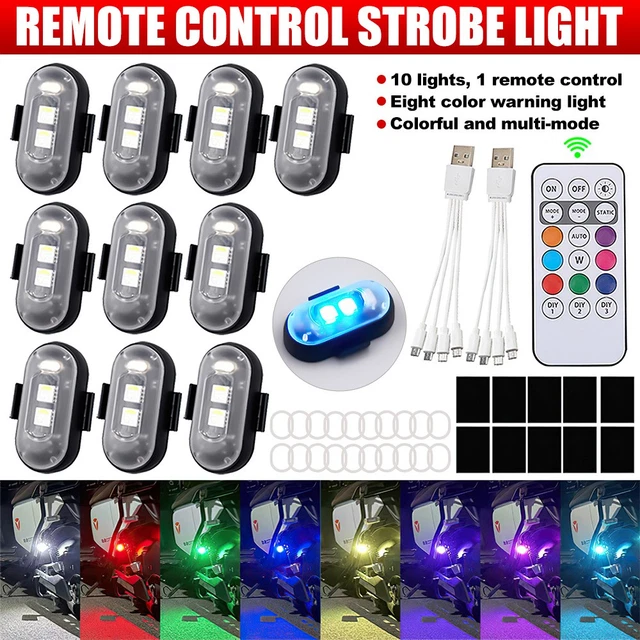 REMOTE CONTROL WIRELESS LED Strobe Rechargeable Flashing Light £15.99 ...