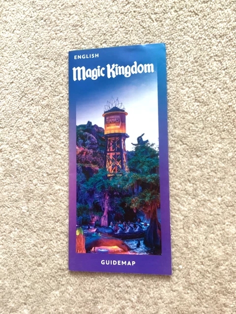 DISNEY MAGIC KINGDOM Theme Park Map 2025 - Walt Disney World £2.50 ...