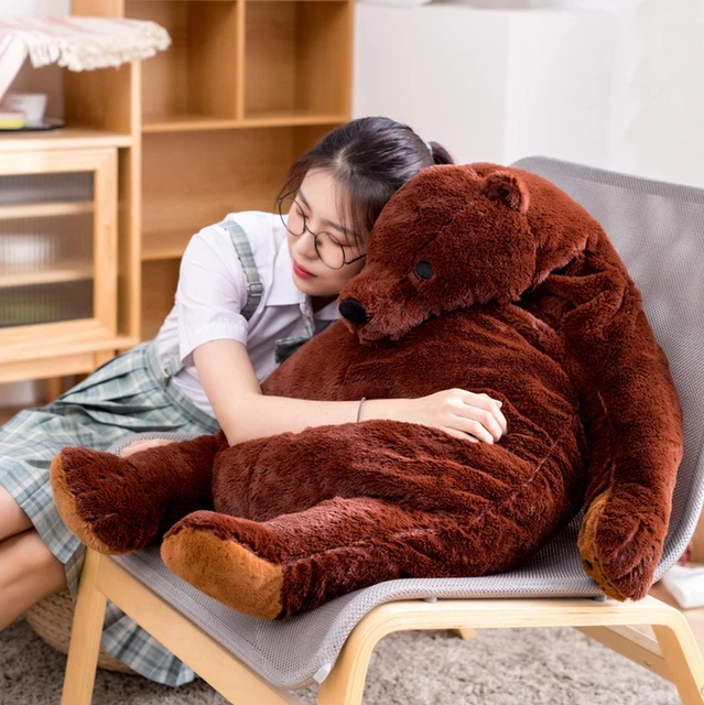 GIANT SIMULATION DJUNGELSKOG Bear Toy Brown Teddy Bear Stuffed Animal Toys KL1 £51.47 - PicClick UK