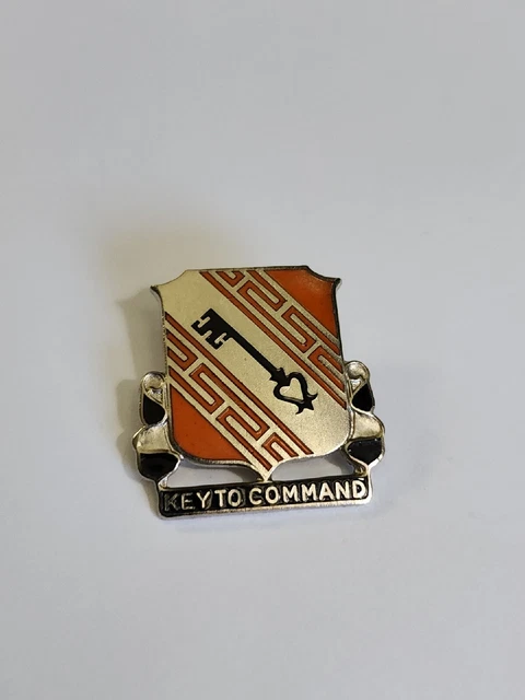 KEY TO COMMAND US Army 50th Signal Battalion Insignia Crest Pin Vintage ...
