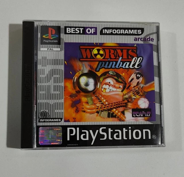 PS1 WORMS PINBALL - Versione Italiana Completo Playstation 1 EUR 14,99 - PicClick IT