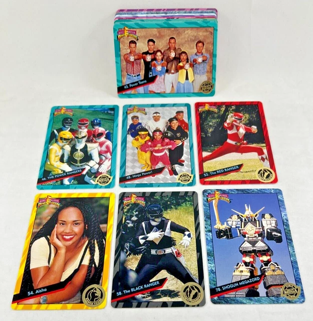 MIGHTY MORPHIN POWER RANGERS SERIES 2 CARDZILLION 1996 Complete Card ...