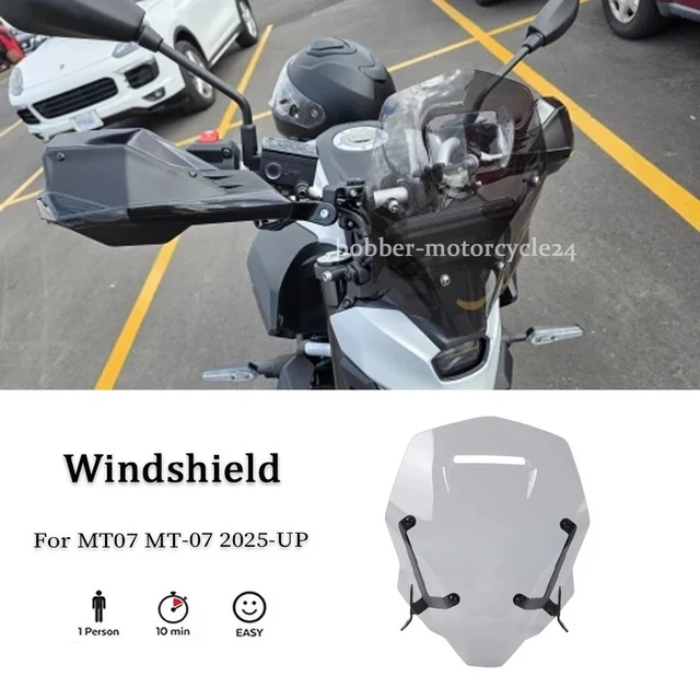 FOR YAMAHA MT-07 MT07 2025 2026 Wind Deflector Windshield Bracket ...