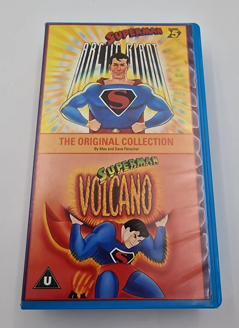 SUPERMAN THE ORIGINAL collection. Arctic giant and volcano video. VHS ...