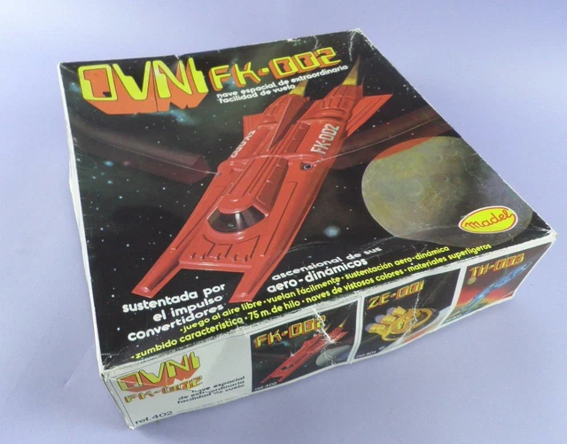 ORIGINAL C1970S MADEL OVNI FK-002 UFO Spaceship Toy - Vintage Unused ...