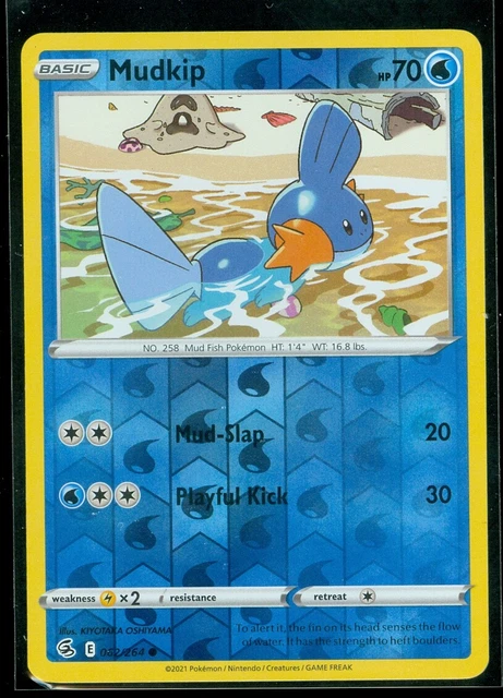 POKÉMON MUDKIP 062/264 Fusion Strike - Rev Holo - - COMME NEUF EUR 1,10 ...