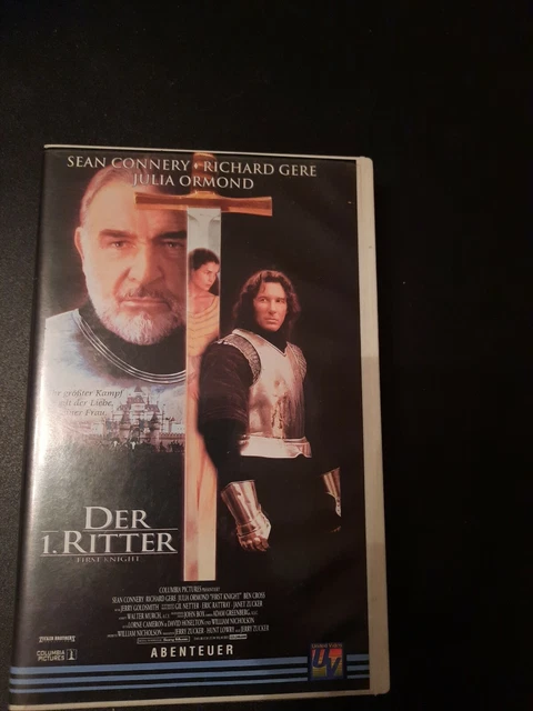 VHS - DER 1. Ritter - mit Sean Connery, Richard Gere und Julia Ormond ...