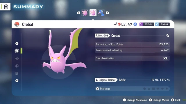 SHINY ALPHA CROBAT Pokémon Legends Za Perfect IV With Masterball £1.16 ...