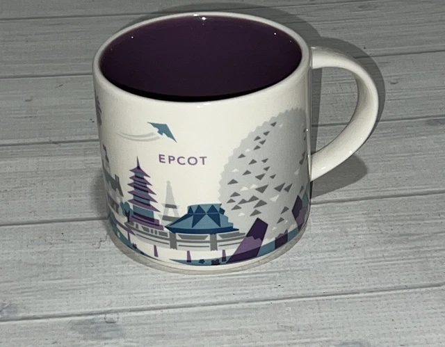 DISNEY PARKS STARBUCKS You Are Here Collection Epcot Monorail Mug ...