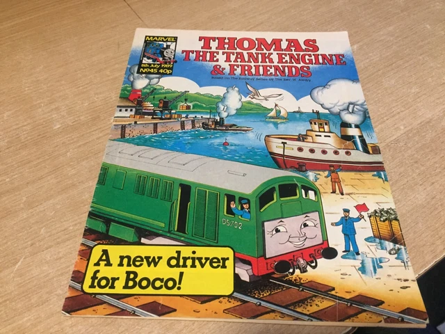 THOMAS THE TANK engine comic marvel no 45 1989 £4.99 - PicClick UK