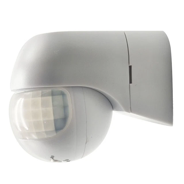 BEWEGUNGSMELDER LICHTSENSOR IP44 Spritzwassergeschützt LED PVC ...